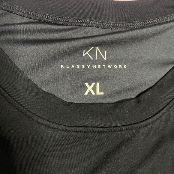 Klassy Network | Tops | Klassy Network Black Crew Neck Xl | Poshmark